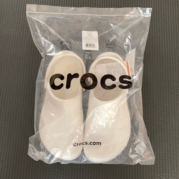 CROCS | Shoes | Crocs Specialist Enclosed Unisex Roomy Fit White | Poshmark